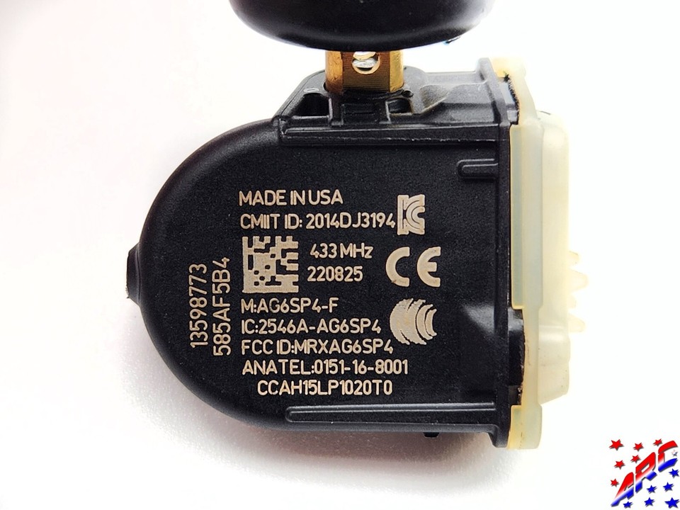 Genuine GMC Chevrolet Buick Cadillac 433Mhz TPMS Tire Pressure Sensor ...