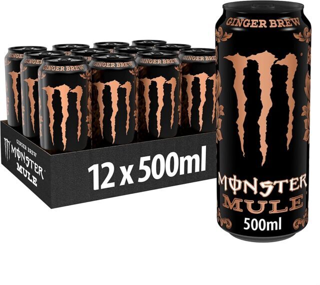 Monster Energy Mule Ginger Brew - 500ml, Pack of 12 for sale online | eBay
