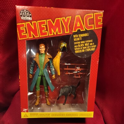 ENEMY ACE DC Airplane Pilot black wolf DC Comics direct VTG action ...
