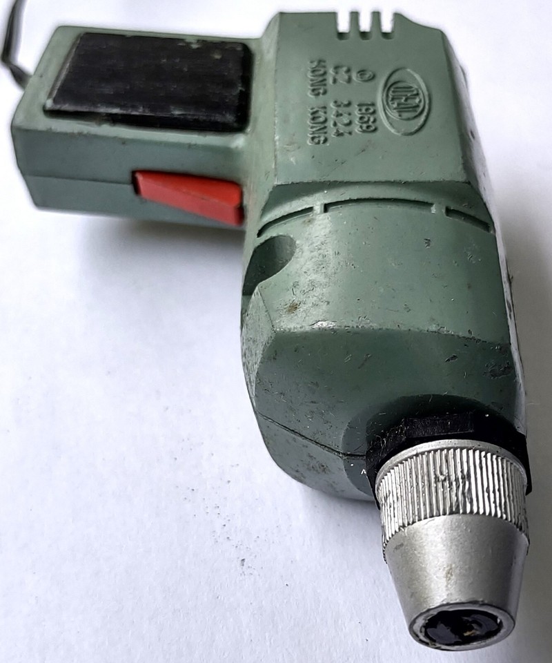 7 Vintage 1969 Ideal Miniature Toy Tools-Clamps-Vise-Drill-Sander-Ruler ...