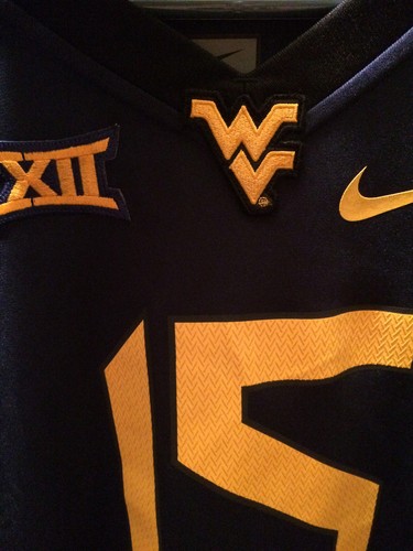 Big 12 XII Conference Team Jersey Uniform Patch West Virginia ...