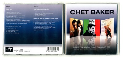 DOUBLE 2 CD ★ CHET BAKER - THREE CLASSICS ALBUN ON A 2CD SET ★ JAZZ | eBay