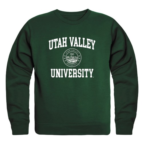 Utah Valley University Wolverines Seal Crewneck Sweatshirt Sweater | eBay