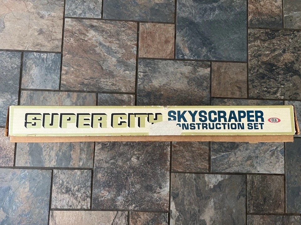 VINTAGE IDEAL SUPER CITY SKYSCRAPER CONSTRUCTION SET 1967 WITH BOX | eBay