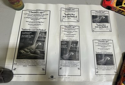 Batteries not included promo layout movie theater poster | eBay