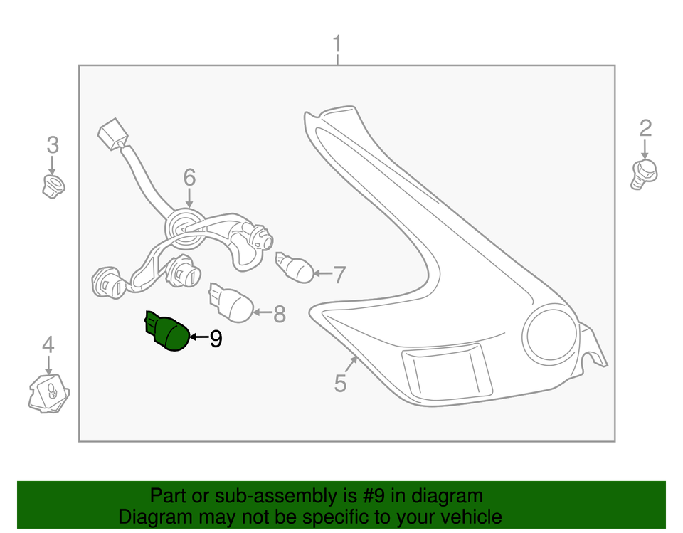 Genuine Nissan Signal Lamp Bulb 26261-8993C | eBay