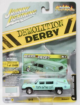 2021 JOHNNY LIGHTNING STREET FREAKS CUSTOM HAULIN’ HEARSE FLAT LIGHT ...