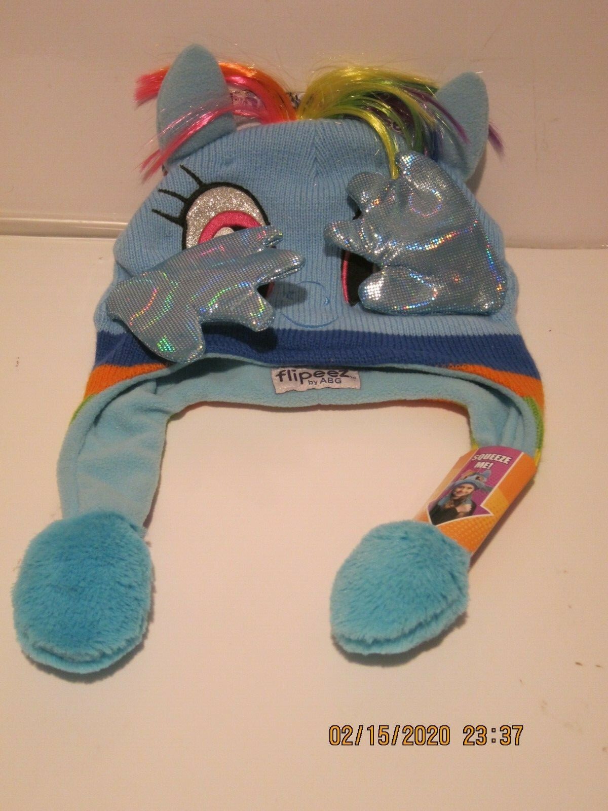 Flipeez My Little Pony Rainbow Dash Hat by ABG BRAND NEW WITH TAGS FREE ...