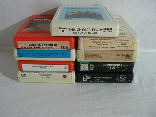 8 track tape lot, 9 tapes, Various Artists, new splices | eBay