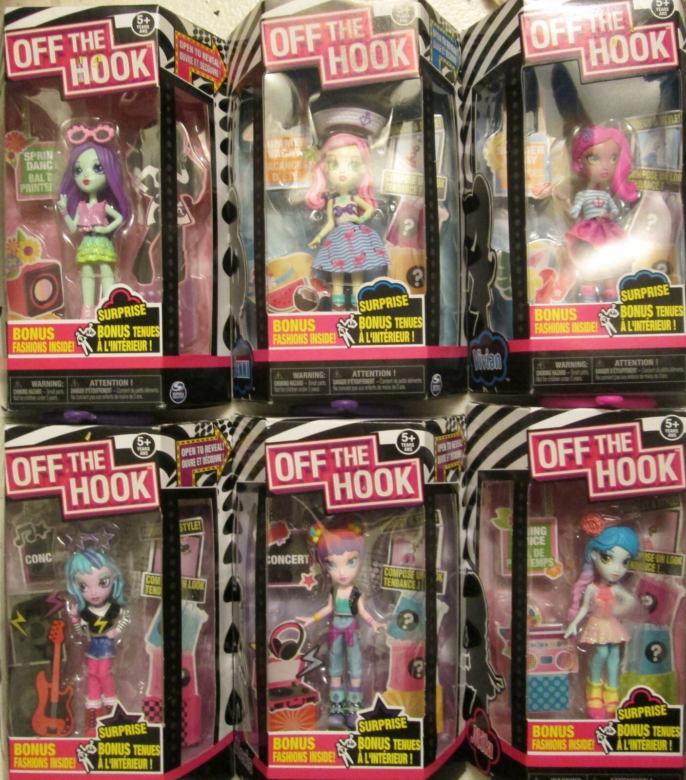 6 Off the Hook Dolls Mila Naia Vivian Alexis Broklyn Jenni | eBay