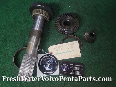 Volvo Penta 2.30 Dp Matched gear set, Bearings, Races Outerprop shaft ...