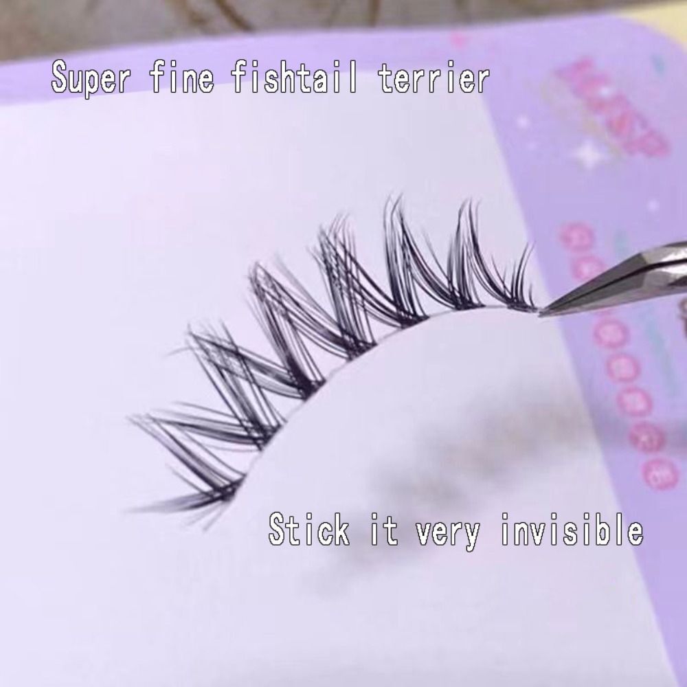 5 Pairs Comic Eye Lashes Full Strip Manga Lashes V-Shaped False ...