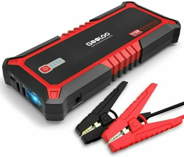 GOOLOO Titan Series GP2000 12V 19800mAh Car Jump Starter - Black/Red ...