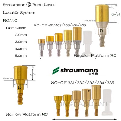 Implant Overdenture Abutment For Straumann NC/RC 1.0-5.0mm GH Locator ...