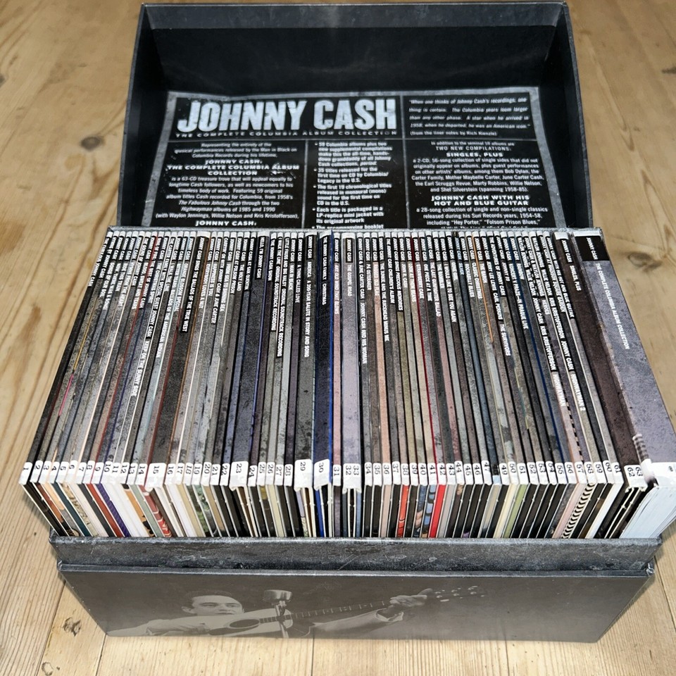 Johnny Cash - The Complete Columbia Album Collection 63 CD Set | eBay