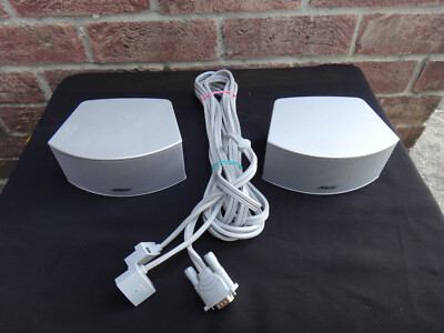 Bose Silver Gemstone Pair of Speakers AV3-2-1 GS & Cinemate Tested and ...