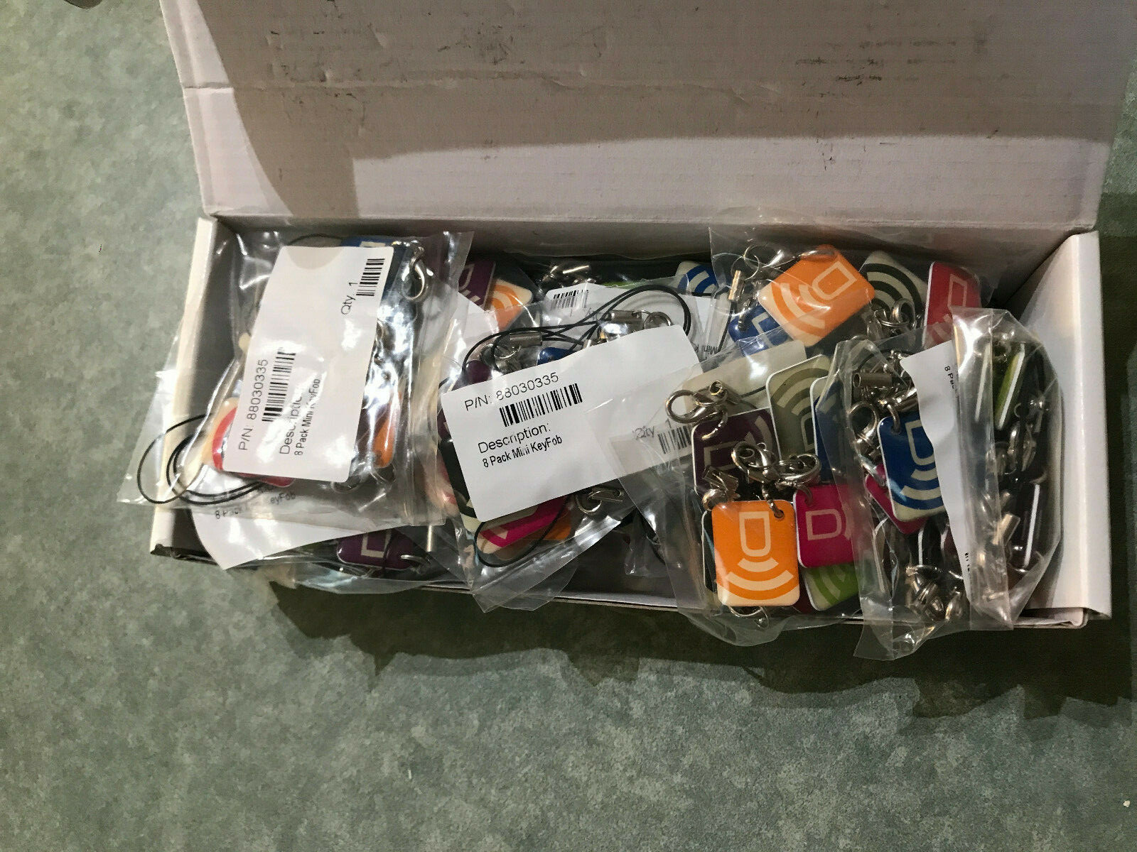 8 x Tyco Hills DSC Proximity Tag For PowerG Wireless Keypad for alarm ...