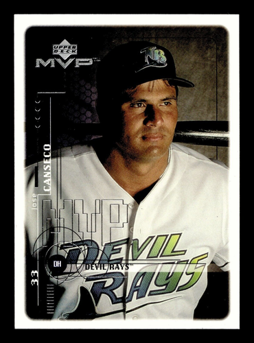 1999 Upper Deck MVP #197 Jose Canseco Tampa Bay Devil Rays | eBay
