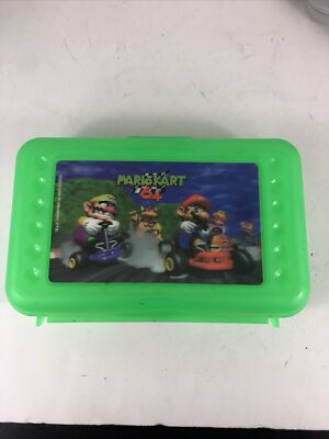 1998 Nintendo Mario Kart '64 Green Lenticular Pencil Box Thingamabox | eBay