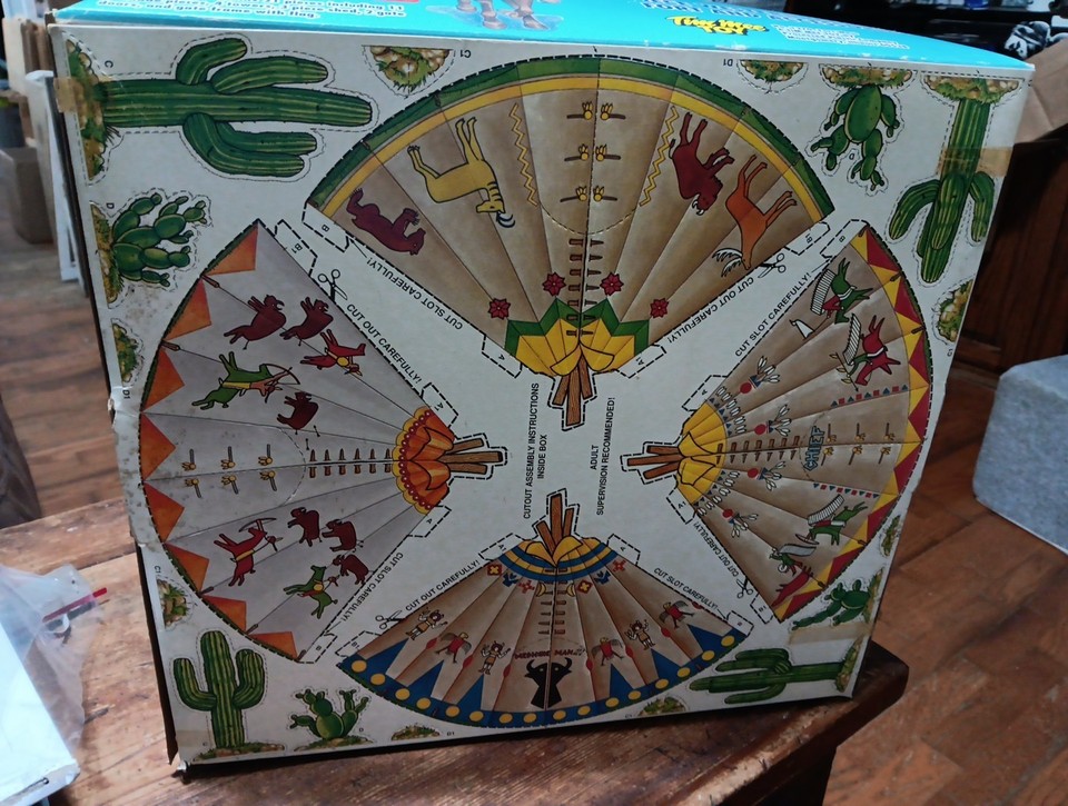 Vintage 1960's Tim Mee Fort West 77 piece Cowboys and Indians | eBay