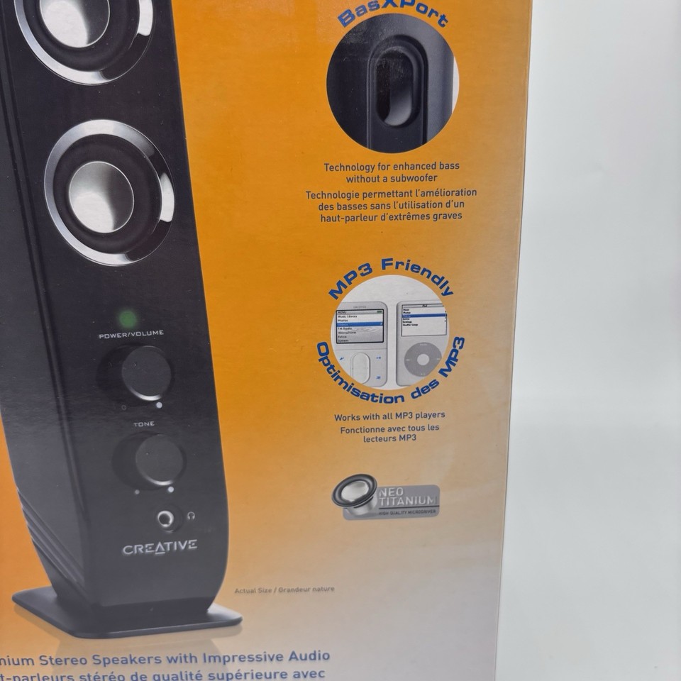 Creative Labs I-Trigue 2300 2.0 Premium Stereo Speakers Controller ...