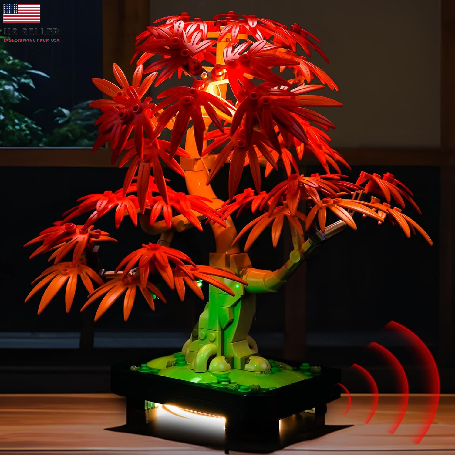 LED Lighting Compatible with Lego Japanese Red Maple Bonsai Tree 10348 ...