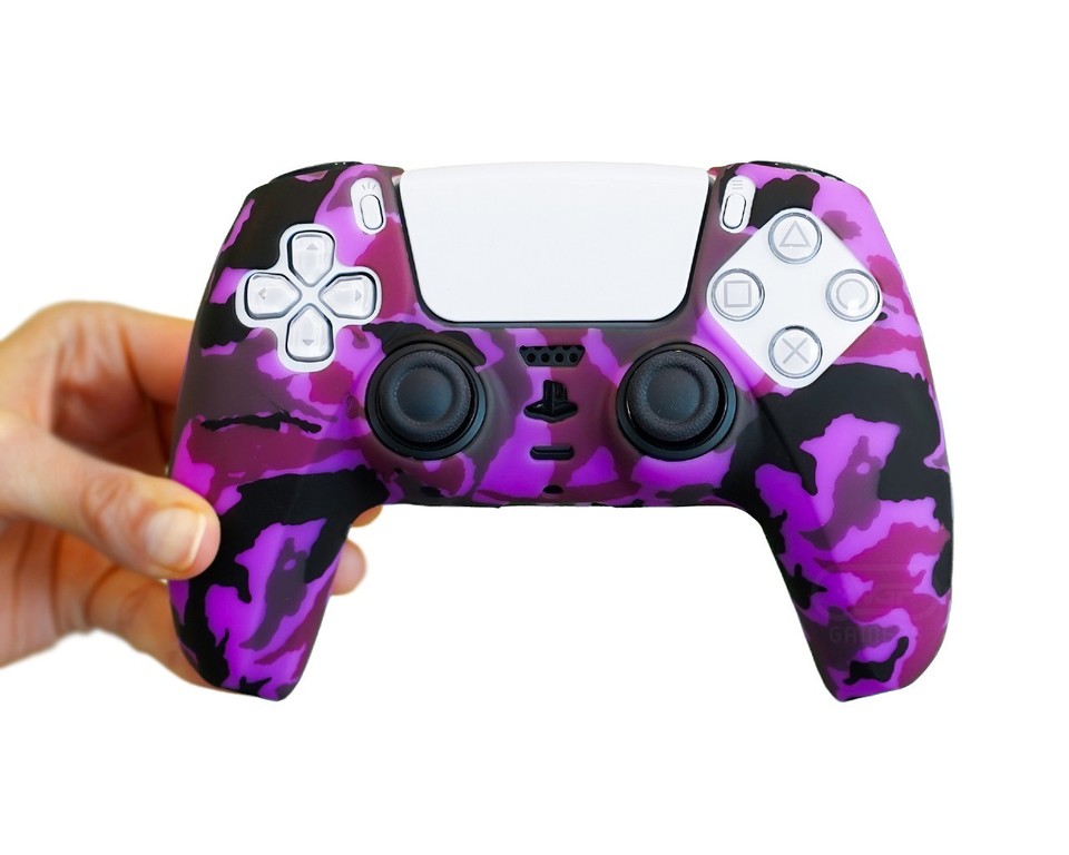 Ultra Pink Camo PS5 Controller Skin - Hot Pink ProFlex Silicone Case ...
