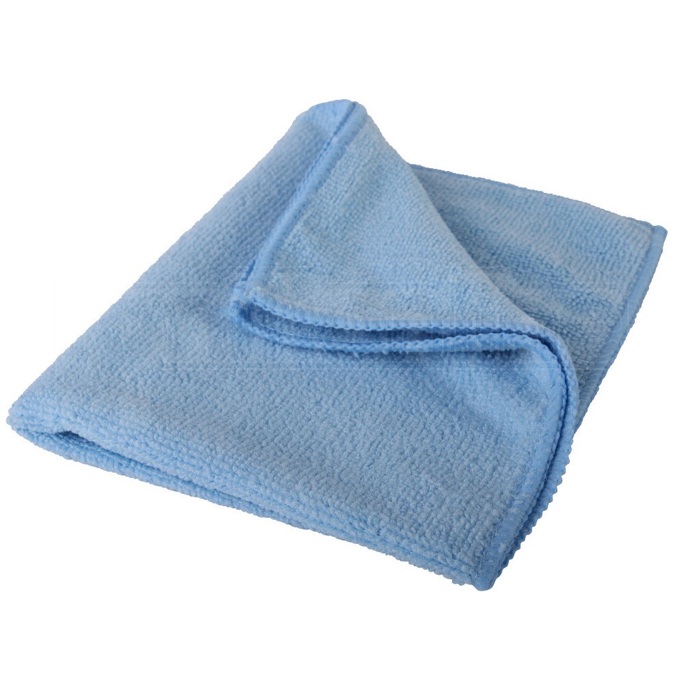 24 x Large Microfibre Buffing Cloths Car Cleaning Valeting Waxing ...