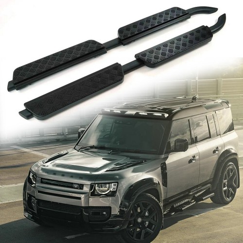 Matt Plastic Side Steps Running Boards Fits For Defender 110 130 2020 ...