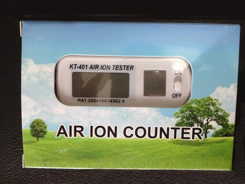 KT-401 Air Ion Tester Meter Counter -Ve Negative Ions With Peak Maximum ...