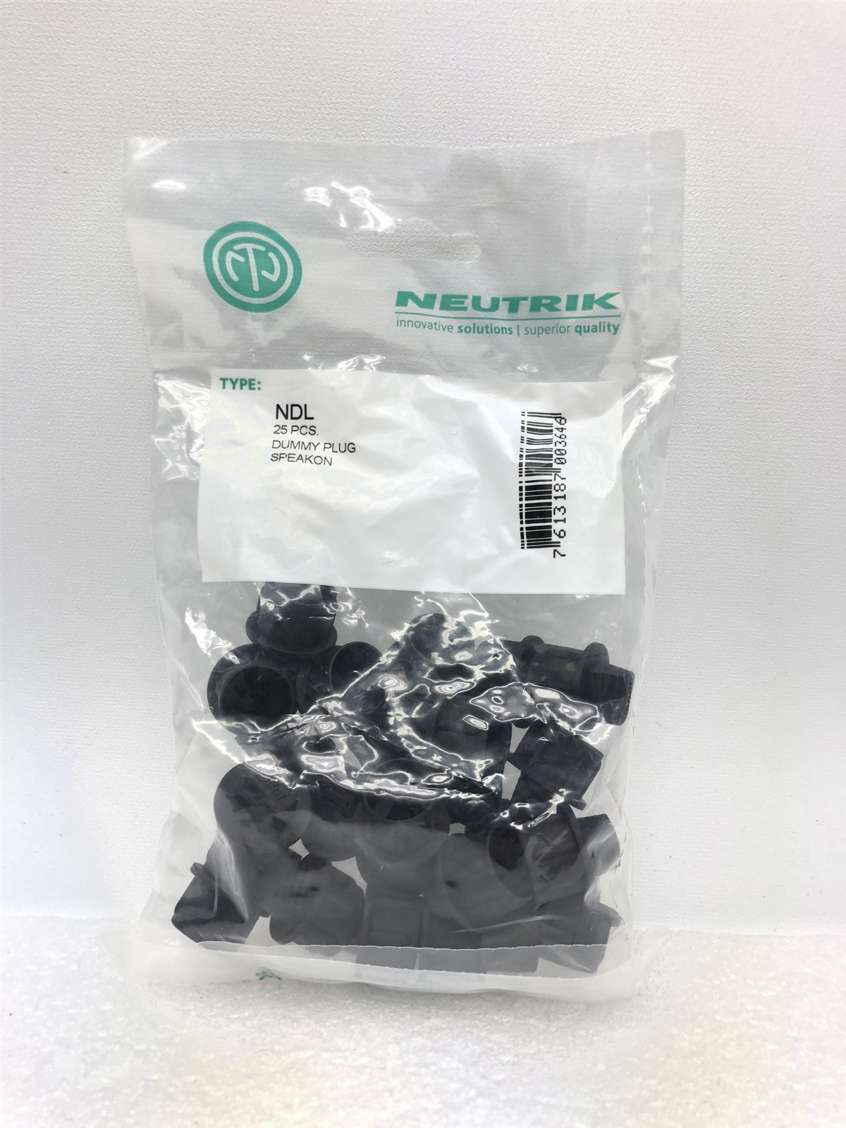 PACK OF 25 PCS NEUTRIK NDL DUMMY PLUG SPEAKON NEW IN PACKAGE | eBay