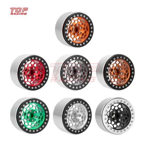 4PCS 2.2 RC Truck Aluminum Beadlock Wheels Rims For 1/10 Crawler Tires ...
