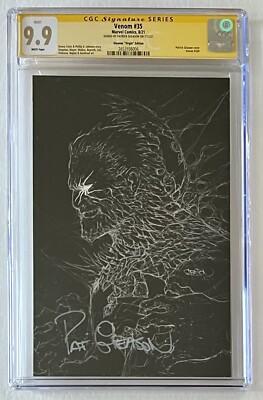 VENOM #35 • CGC SS 9.9 • SIGNED PAT GLEASON EXCLUSIVE • VIRGIN WEB-HEAD ...