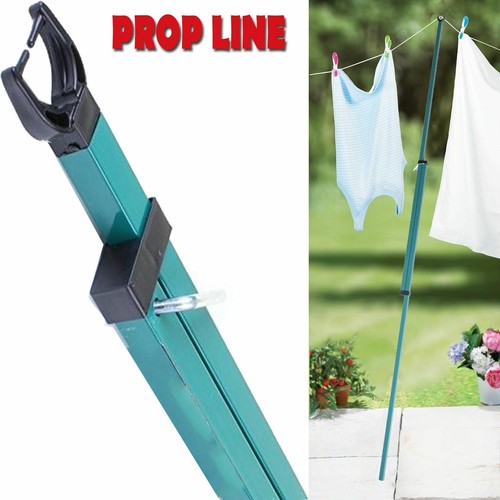2.7m HEAVY DUTY EXTENDABLE TELESCOPIC WASHING PROP LINE | eBay UK