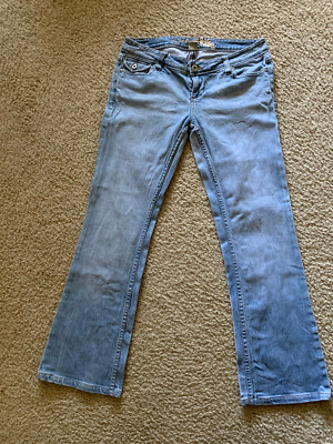 Refuge Premium Womens Light Blue Jeans, Bootcut Wide Leg Size 9 | eBay