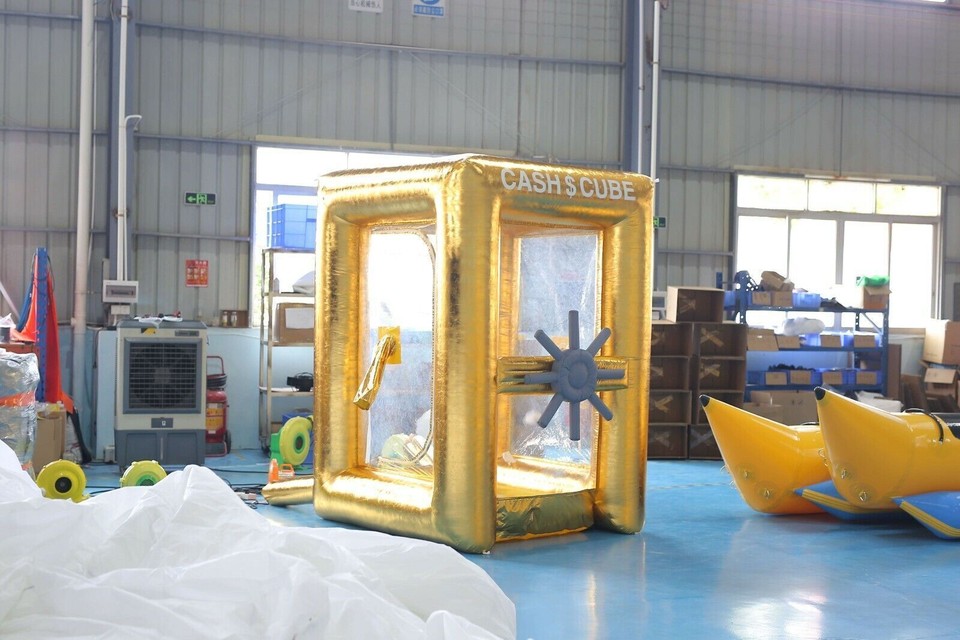 NEW Inflatable Money Machine Booth Inflatable Cash Cube Machine for ...