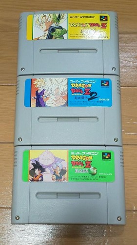 Dragon Ball Z Super Butouden 1 2 3 Lot3 Nintendo Super Famicom Japanese ...