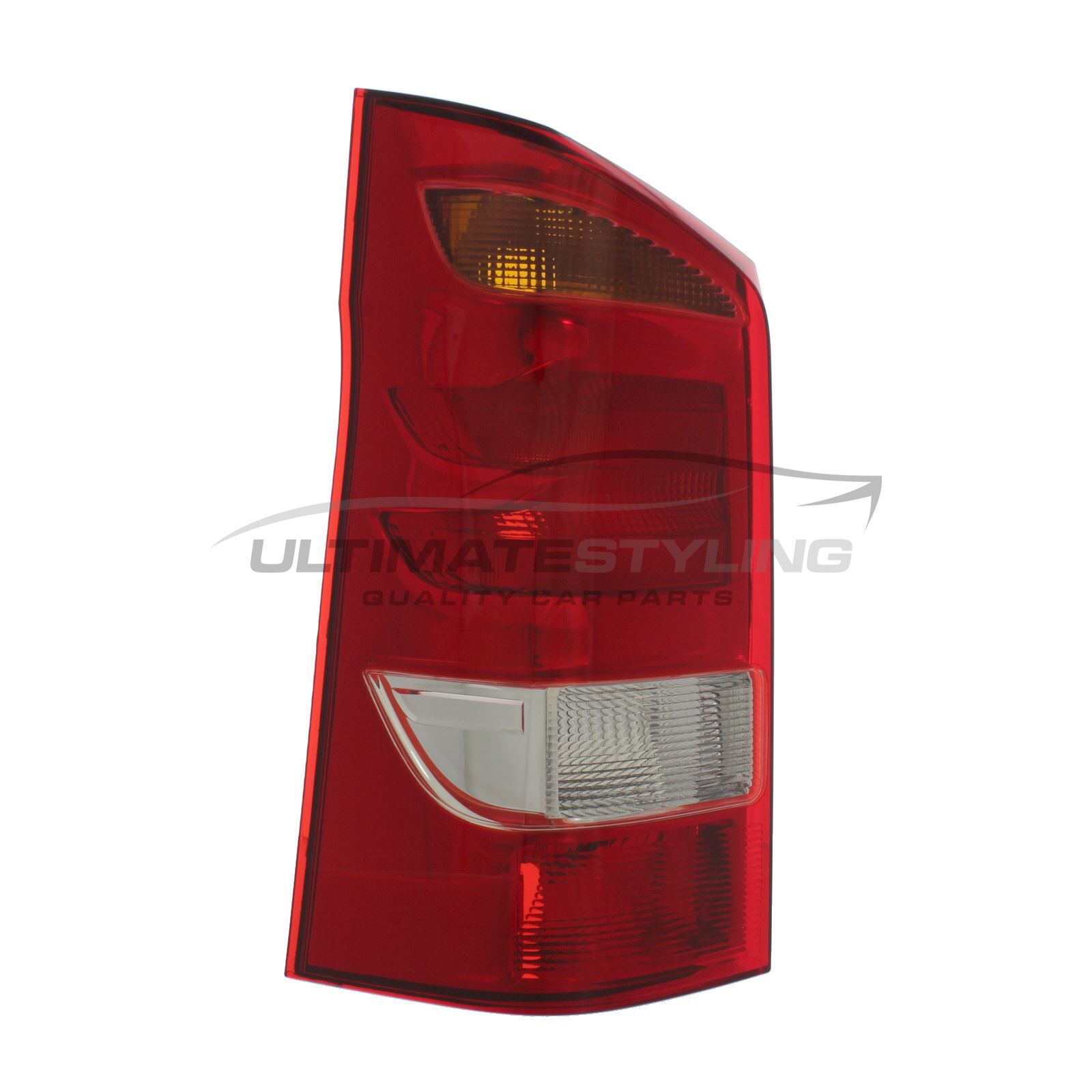 Mercedes Vito Rear Light W447 2015-> 2 Rear Doors Tail Lamp Lens ...