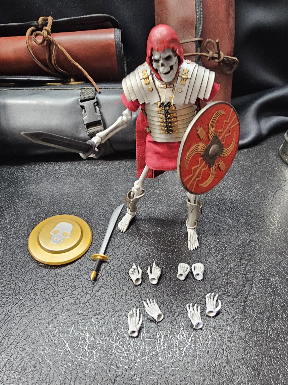 Storm Collectibles GOLDEN AXE SKELETON White Figure Custom Roman ...