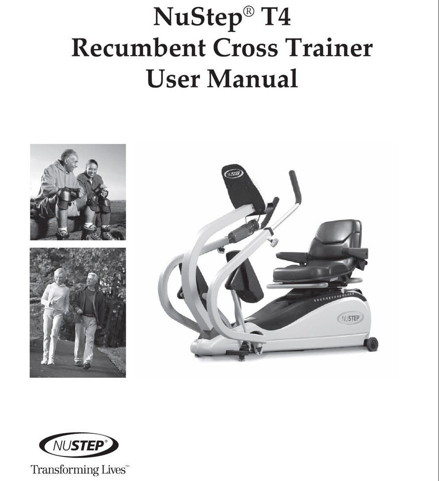 NUSTEP TRS 4000 TRS4000 T4 RECUMBENT CROSS TRAINER ELLIPTICAL BIKE W ...