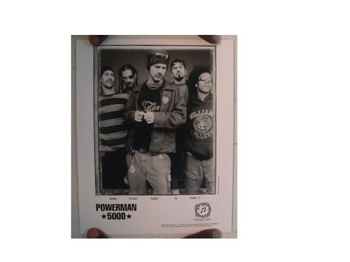 Powerman 5000 Press Kit And Photo PM5K Mega!! Kung Fu Radio | eBay