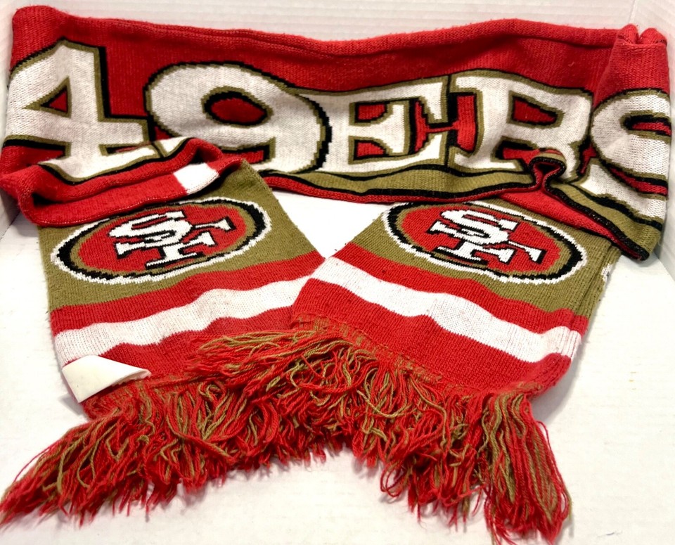 San Francisco Forty Niners 49ers Football NECK SCARF NFL Bay Area | eBay