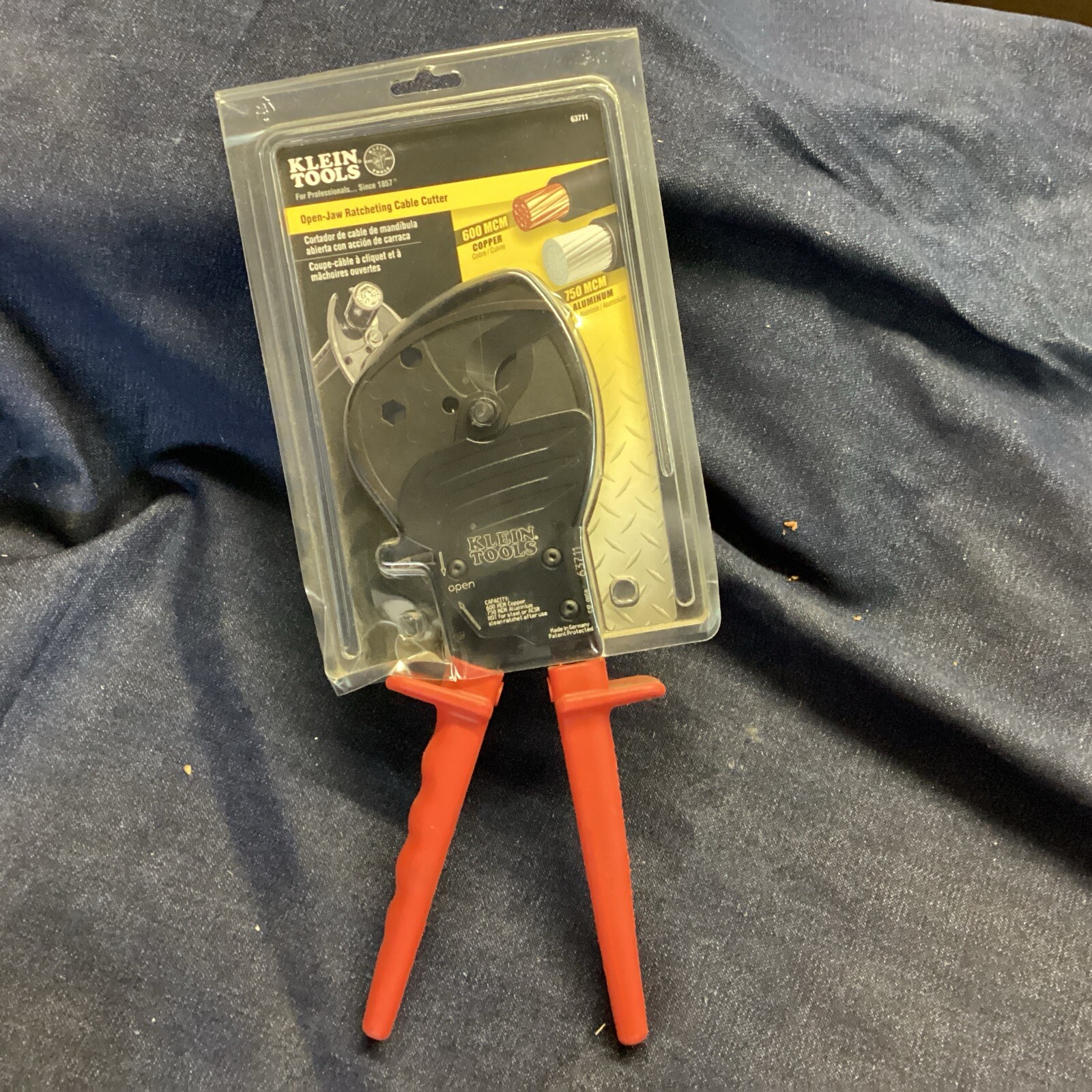 Klein Tools 63711 Open Jaw Cable Cutter - Red for sale online | eBay