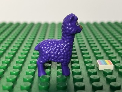 LEGO Friends Alpaca / Llama Purple MiniFigure Animal | eBay