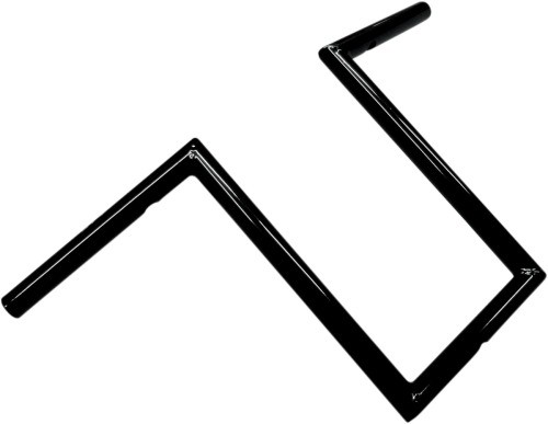 LA Choppers 1 Black 12 Narrow Z-Bars Handlebars for Harley Bobber ...