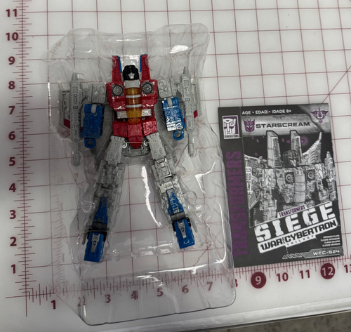Transformers War for Cybertron Siege Starscream Voyager Figure New in ...