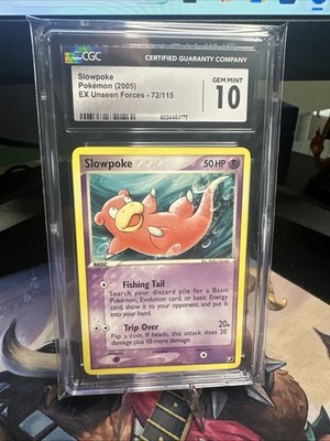 Pokémon TCG Slowpoke EX Unseen Forces 72/115 Regular Common HP | eBay