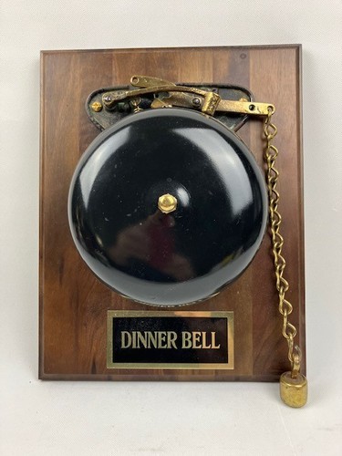 VINTAGE AUTHENTIC BOXING ROUND BELL, modified to dinner bell | eBay