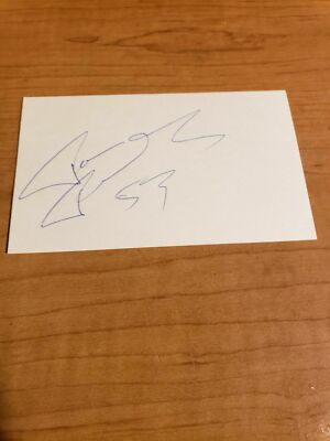 TOM TUMULTY - FOOTBALL - AUTHENTIC AUTOGRAPH SIGNED INDEX CARD - A7540 ...