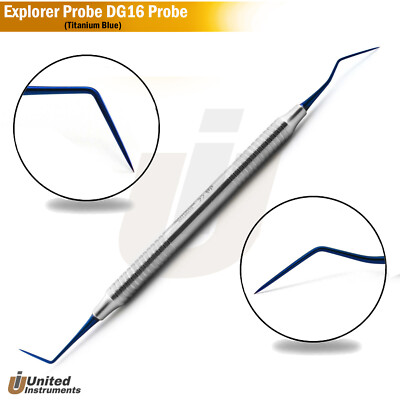 Endodontic Diagnostic Probe DG16 Titanium Hollow Handle Root Canal ...
